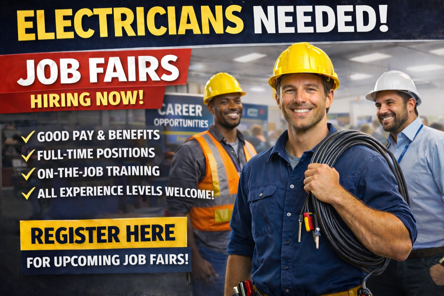 Unlock Hiring Opportunity: Electrical Job Fairs - We Power America